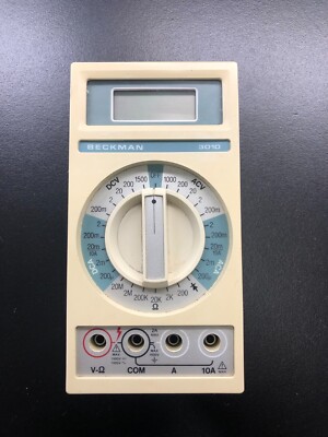 Beckman Tech 3010 digital Multimeter + Probes | eBay