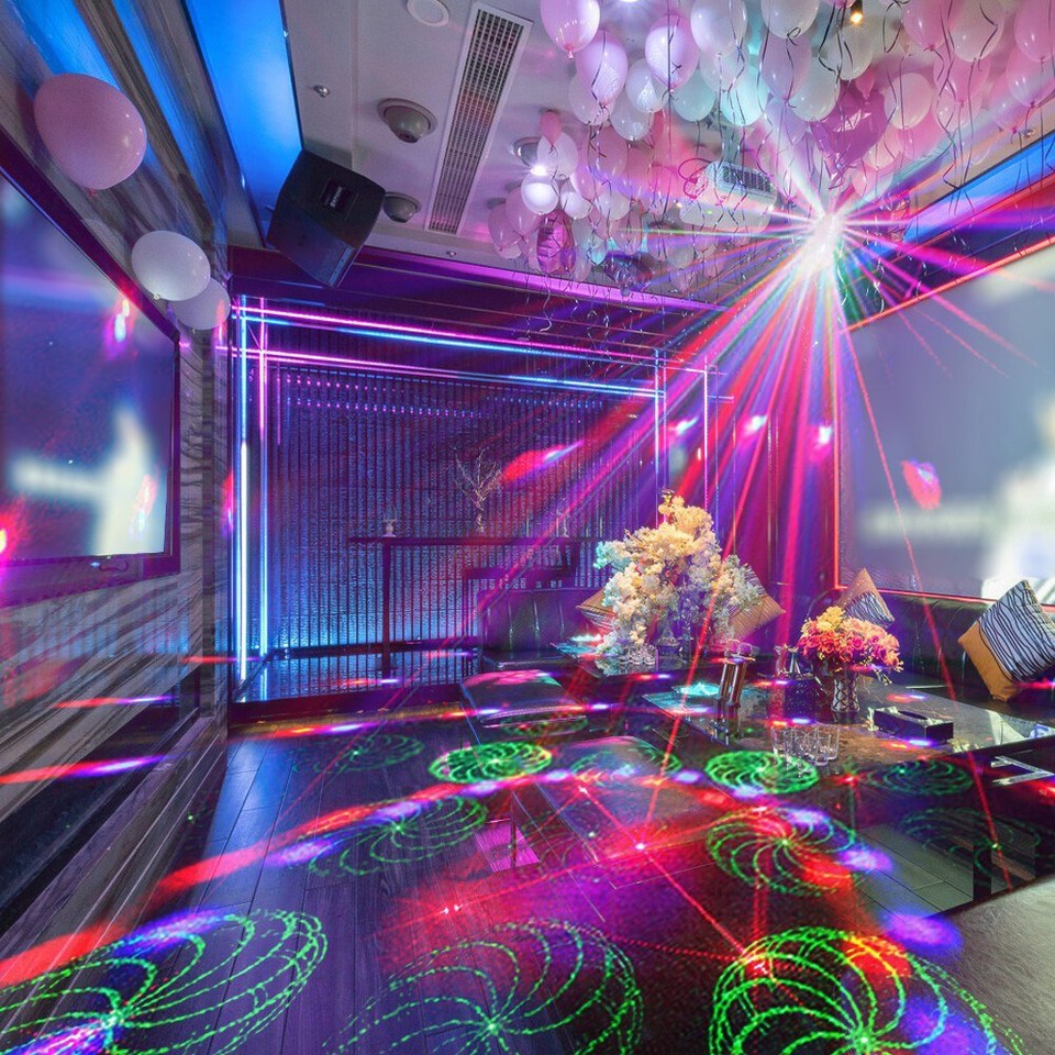 New 4 in 1 Mixed LED Light Party DJ Disco Lights Effect Pattern Strobe ...