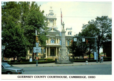 Guernsey County Courthouse Cambridge Ohio Postcard | eBay