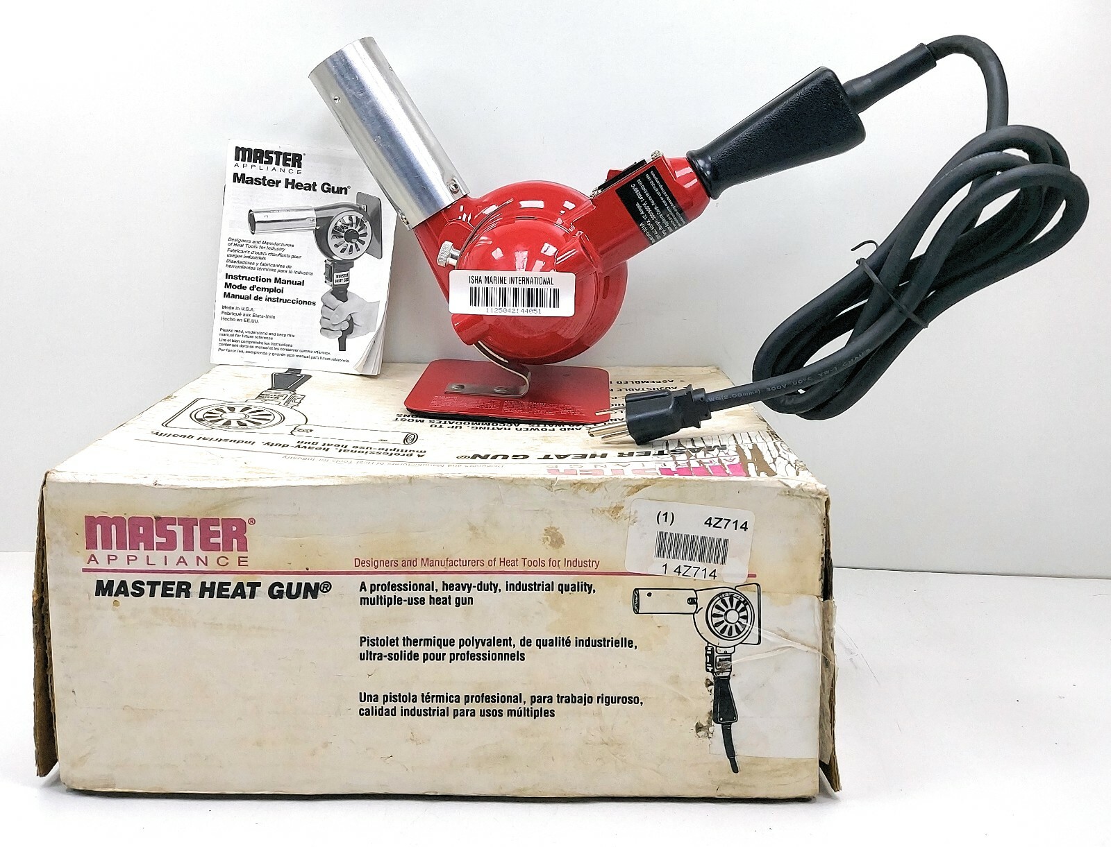 Master Appliance Hg-301a Electric Heat Gun 300 to 500 Deg F 23 CFM ...