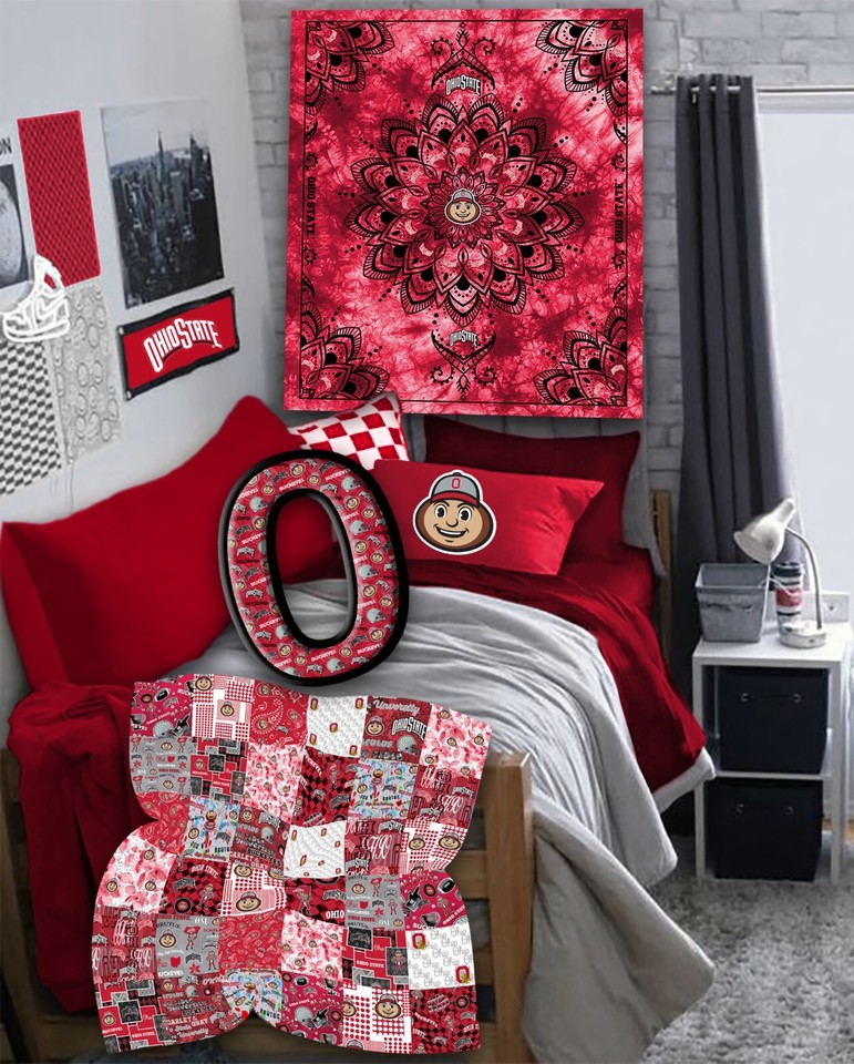 Officially Licensed Ohio State Buckeyes Fleece Blanket/Tapestry-48" x ...