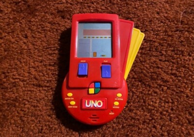 UNO Electronic Handheld Travel Game Classic Mattel 1999 | eBay