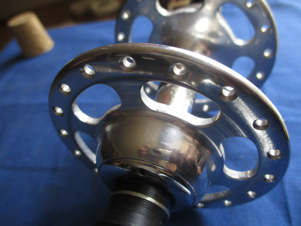 Pre-CPSC Curved levers, Block lettering, NOS Campagnolo hubs Large ...