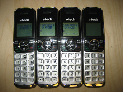 Lot of 4 Vtech CS6429-4 1.9 GHz Cordless Expansion Handset Phone | eBay