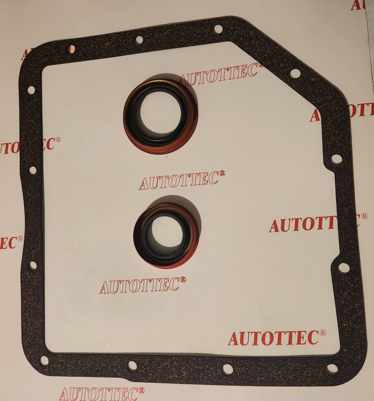 TH350 Front Pump Turbo Seal & Ext Seal &Cork and Rubber HD Pan Gasket ...