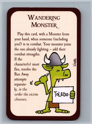 Munchkin Wandering Monster USED Steve Jackson Games SJG | eBay