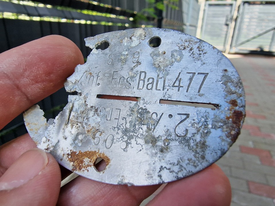 WW2 Original German ID Dog Tags. Battlefield relic | eBay