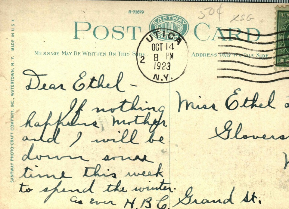 Postcard Castle Rest Pullman Estate F. O. Lowden Thousand Islands NY ...