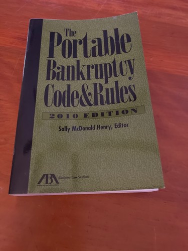 The Portable Bankruptcy Code&Rules 2010 Edition | eBay
