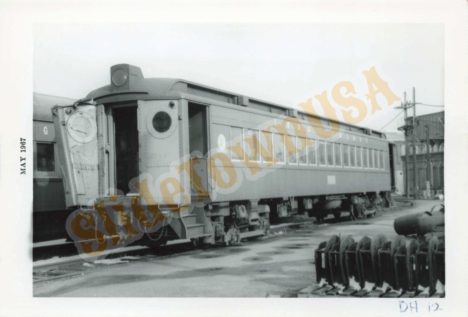 Vtg 1967 Railroad Train Photo Damaged Long Island RR P00740 | eBay