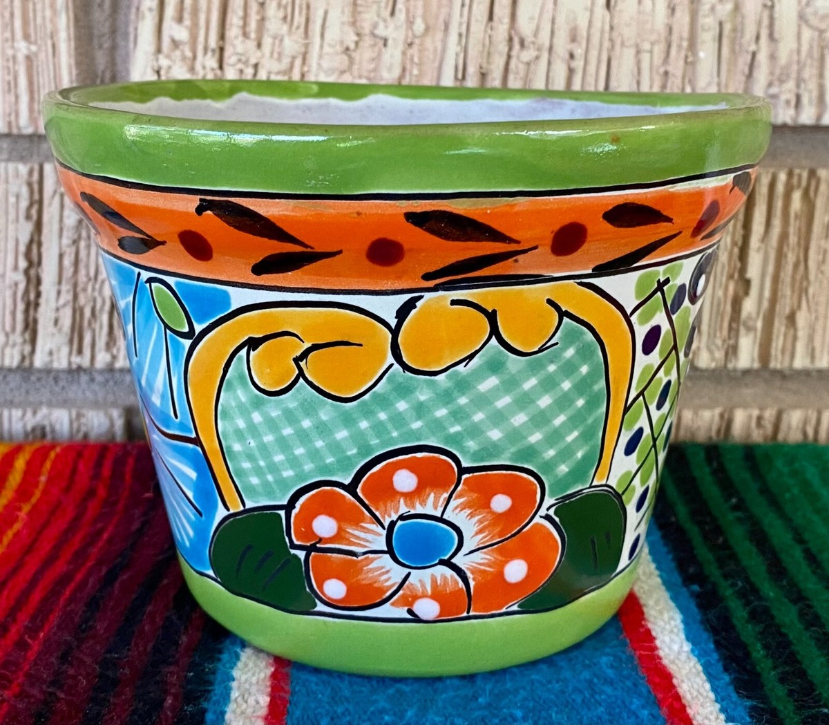 Hispanic Painted Flower Pots