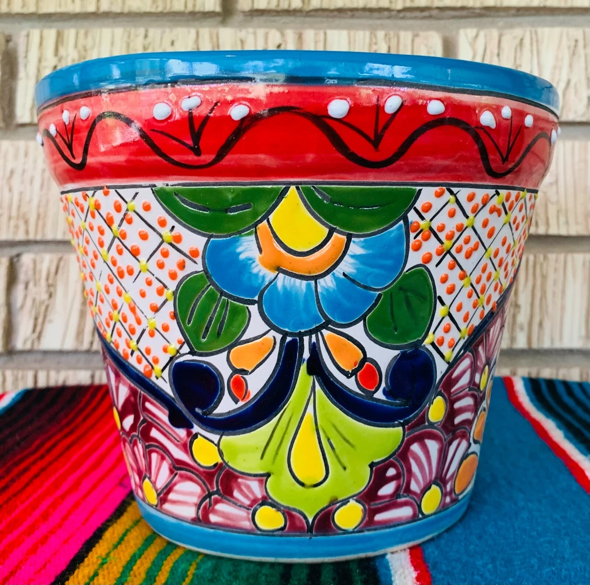 Mexican Clay Pottery Planters