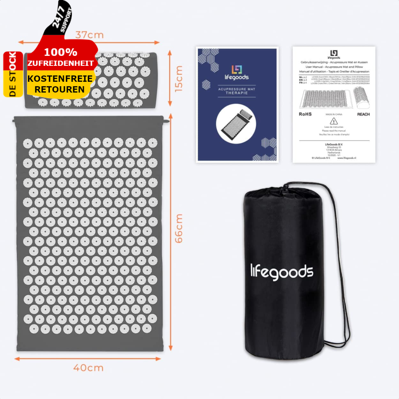 Akupressurmatte Massagebällen Shakti-Matte Shakti Matte Massagematte ...