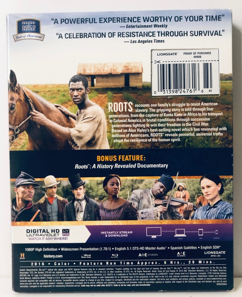 Roots (Blu-ray/DVD, 2016) NO DIGITAL | eBay