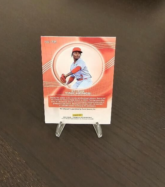 2023 Chronicles Tink Hence Recon Autographed Card St. Louis Cardinals ...