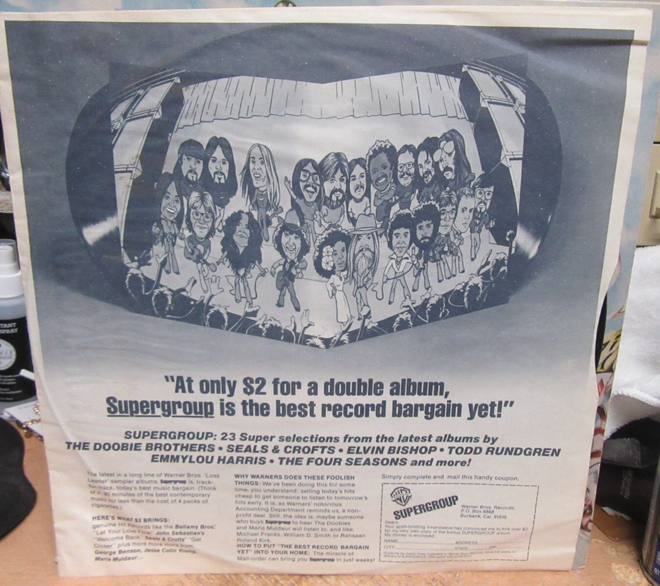 BOOTSY'S RUBBER BAND RECORD "AHH..THE NAME IS BOOTSY BABY" 1977 WARNER ...