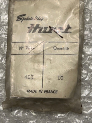 1 VINTAGE OLD SCHOOL HURET 10 # 403 CHAINRING SPACERS NEW IN BAG | eBay