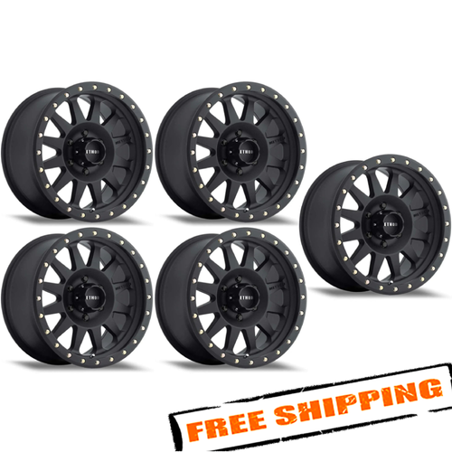 Method Race Wheels Set of 5 20x10 6x139.7 Double Standard Matte Black ...