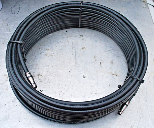 100 FEET BLACK RG11 CATV COAXIAL WIRE CABLE 3GHZ TEST COPPER PERFECT ...