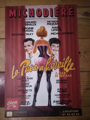 Gerard RINALDI - Patrick PREJEAN - Affiche de theatre 40 x 60 - 1992 | eBay