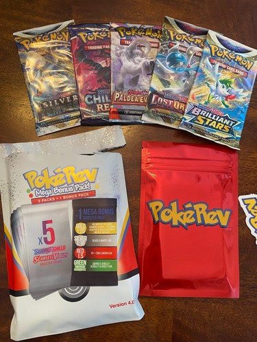 PokeRev 4.0 Mystery Pack - Red Mystery Pack Pull - All Sealed Pokemon ...