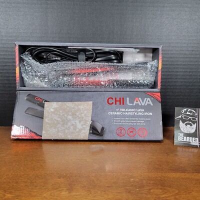 CHI Lava 1" Volcanic Lava Ceramic Hairstyling Iron GF8269 (10B) | eBay