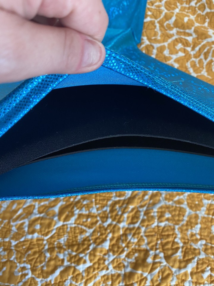 Fin Fun Mermaid Tail with Monofin Blue Child Size 8 Excellent Preowned ...