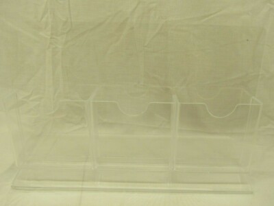 1 L-Shape Multi-Pocket Counter Brochure Holders w/ 3 Tri-fold Pockets ...