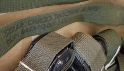 2 NOS USGI Military Cargo Tie Down Alice Lashing Strap 52" Metal Buckle ...