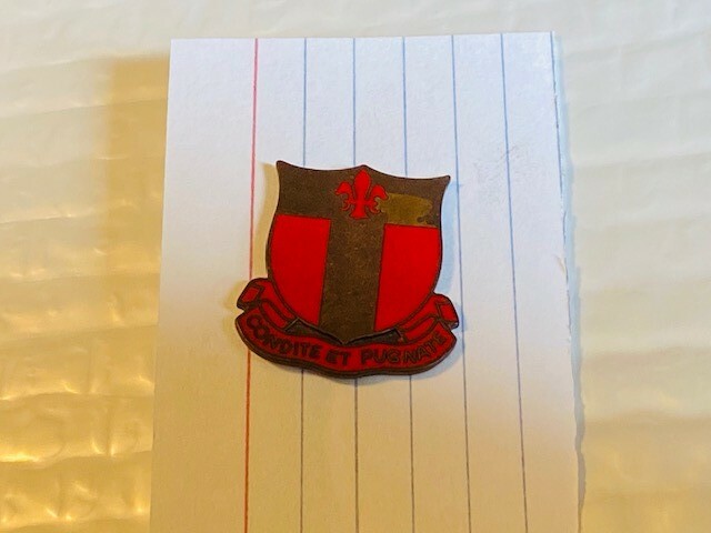 US Military 20th Engineer Battalion Insignia Pin - Condite Et Pugnate ...