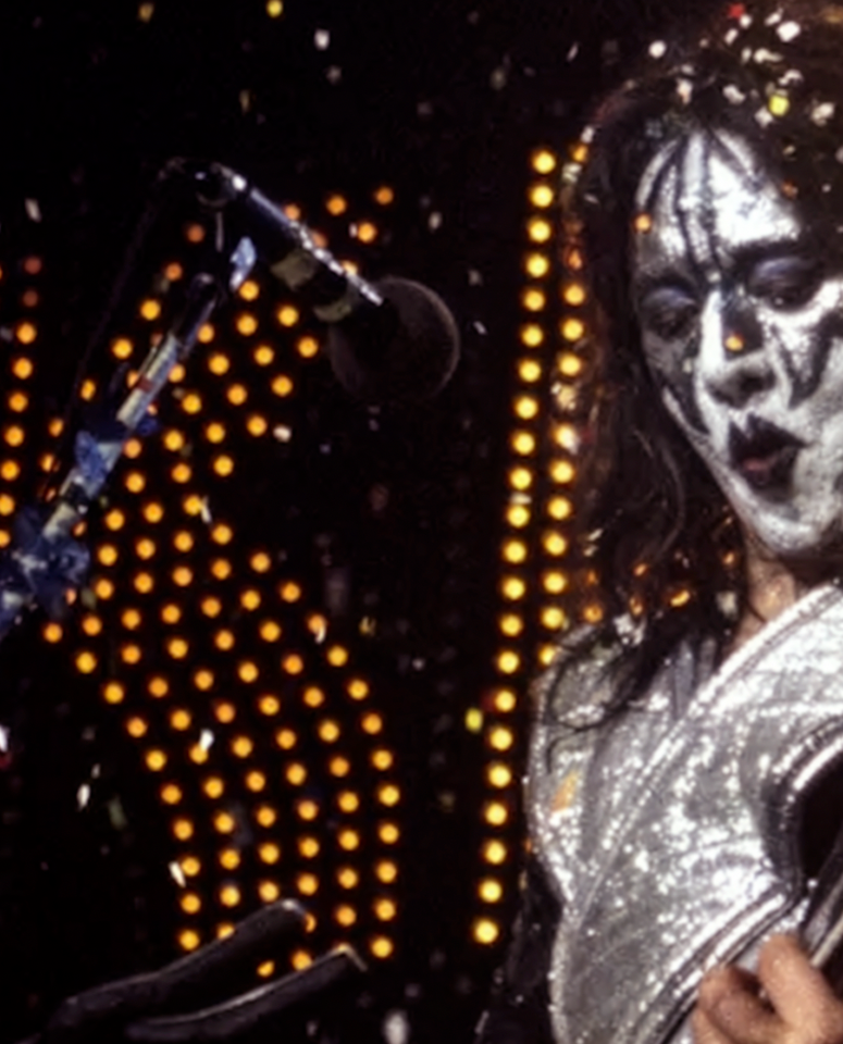 Ace Frehley KISS poster BIG AF 36" x 20" screams 70s ALIVE II tour 3 ...