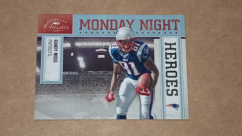 2009-DONRUSS CLASSICS-RANDY MOSS MONDAY NIGHT HEROES PLATINUM BLUE-/25 ...
