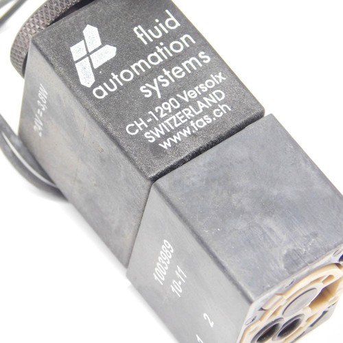 (Lot of 7) Fluid Automation Systems CH-1290 w/ 1003989 Piston Solenoid ...