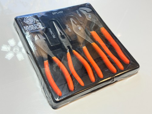 NEW Matco Tools SPU4M 4pc Universal ORANGE GRIP Pliers Set, Sealed NOS ...