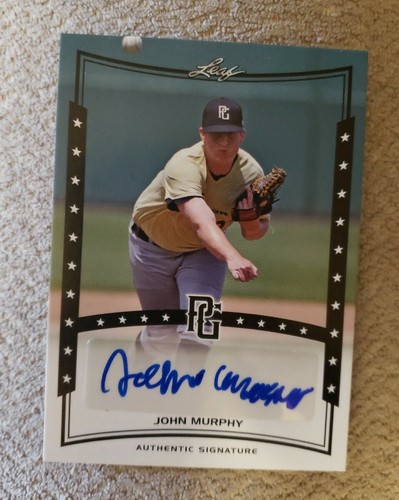 2014 Leaf Perfect Game Showcase - Autographs John Murphy #A-JM5 Black ...