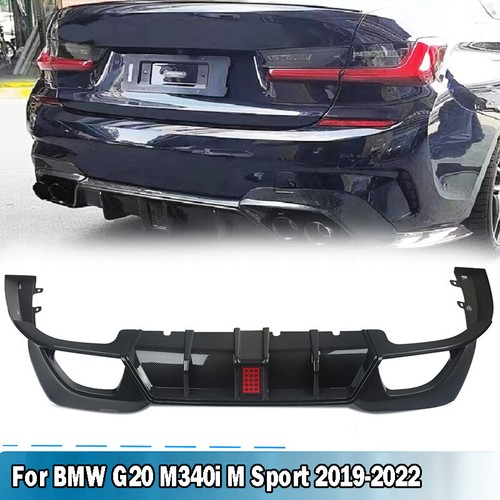 For BMW G20 M340i M Sport 2019~2022 Carbon Paint Rear Bumper Diffuser M ...