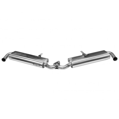 BUGPACK Stainless Steel Dual Quiet Pack Muffler For B2-0081-S & B2-0111 ...