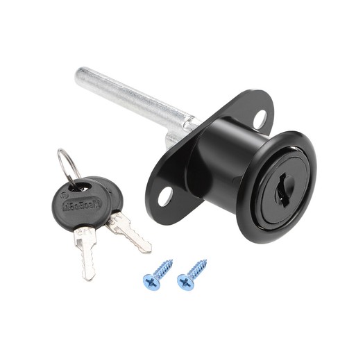 Drawer Lock 19mm Cylinder Dia for Desk Cabinet Locker Showcase Black | eBay