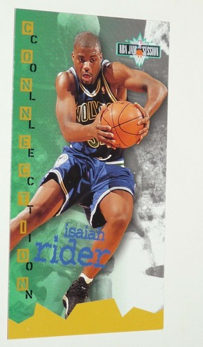 ISAIAH RIDER MINNESOTA TIMBERWOLVES WOLVES 1995 NBA BASKETBALL FLEER ...