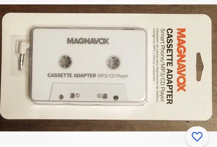 Magnavox Cassette Adapter Smart Phone/MP3/CD Player to 3.5mm Adapter ...