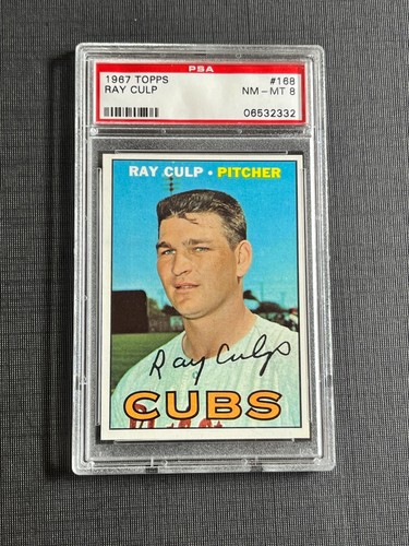 1967 Topps #168 Ray Culp Cubs PSA 8 NM-MT | eBay