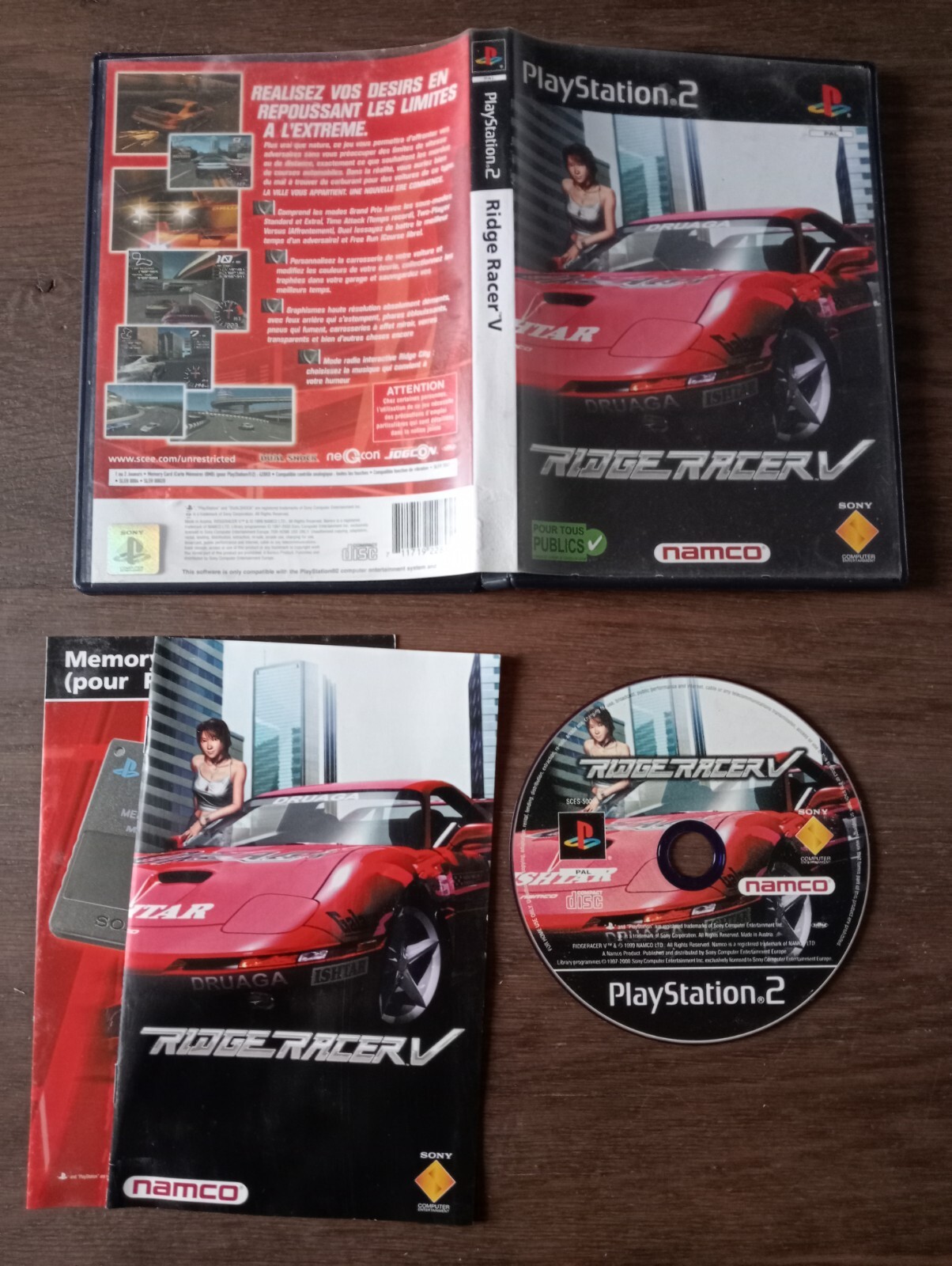 Ridge Racer V PlayStation 2 PAL - Prix - Photo - Présentation