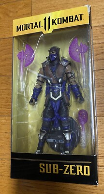 Purple Sub Zero Axe Mortal Kombat 11 Figure New McFarlane 2 3 4 X One ...