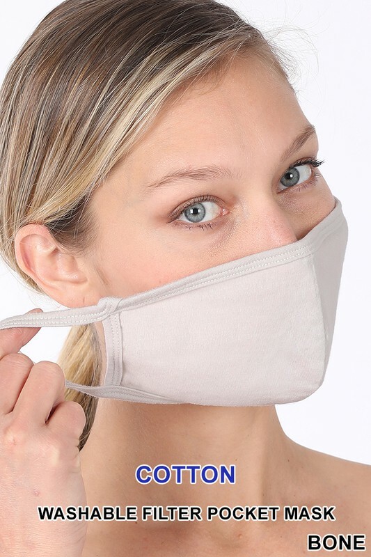1 pc NEW Soft Cotton DOUBLE LAYER Face Mask Washable Unisex Reusable | eBay