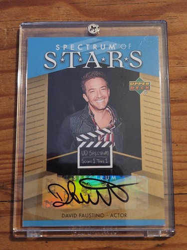 David Faustino 2007 Upper Deck Spectrum Of Stars Auto Signed Card Bud ...
