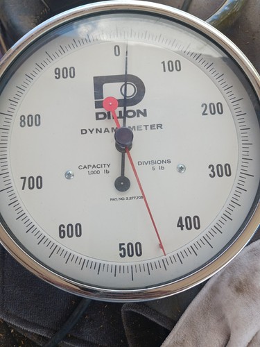 DILLON Dynamometer Capacity 1,000 lbs 5 Pound Divisions Scale | eBay
