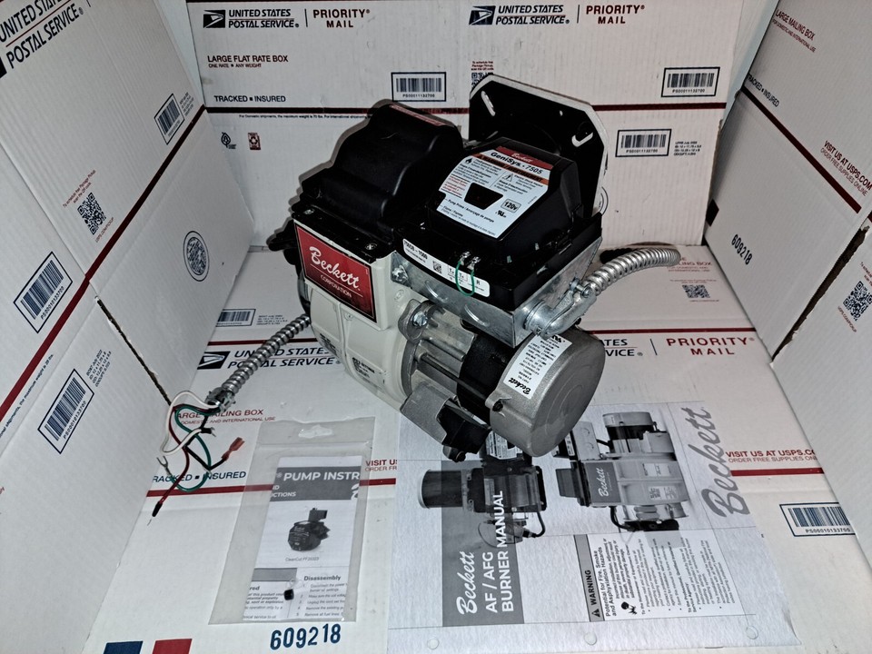 BECKETT OIL BURNER UNIT MODEL AF AFG - Peerless Boiler Furnace Water ...