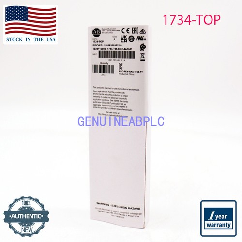 Allen Bradley 1734-TOP POINT I/O Terminal Base with Screw Clamp Sealed ...