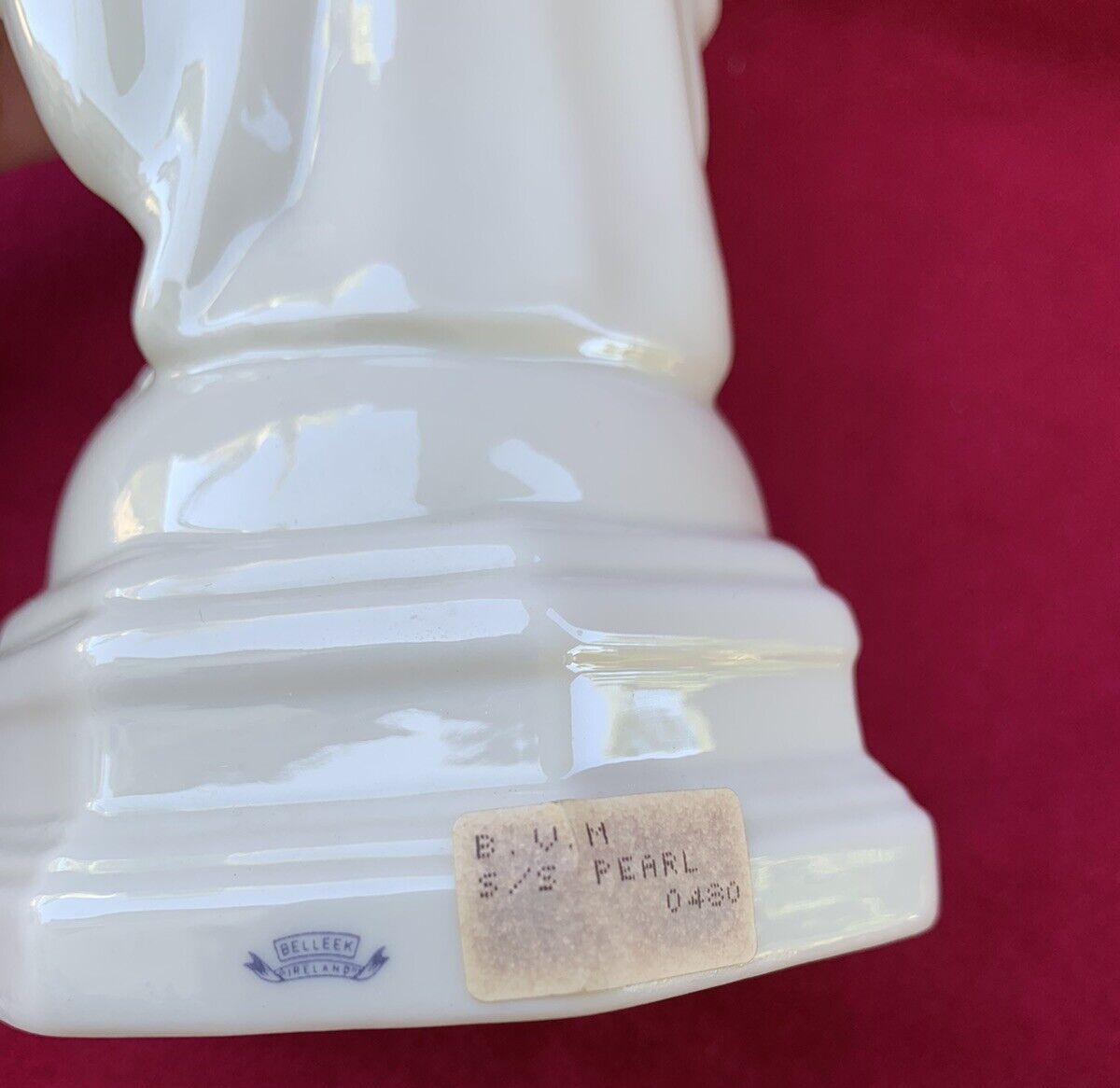 Belleek Ireland Mary, Blessed Mother Porcelain Statue 12.25" | eBay UK