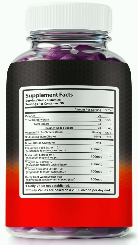 Maximum Male Performance Gummies to Support Virility and Energy for Men ...
